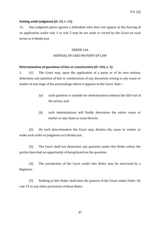 Rules of Court 2012 Malaysia complete document | PDF