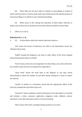 Rules of Court 2012 Malaysia complete document | PDF