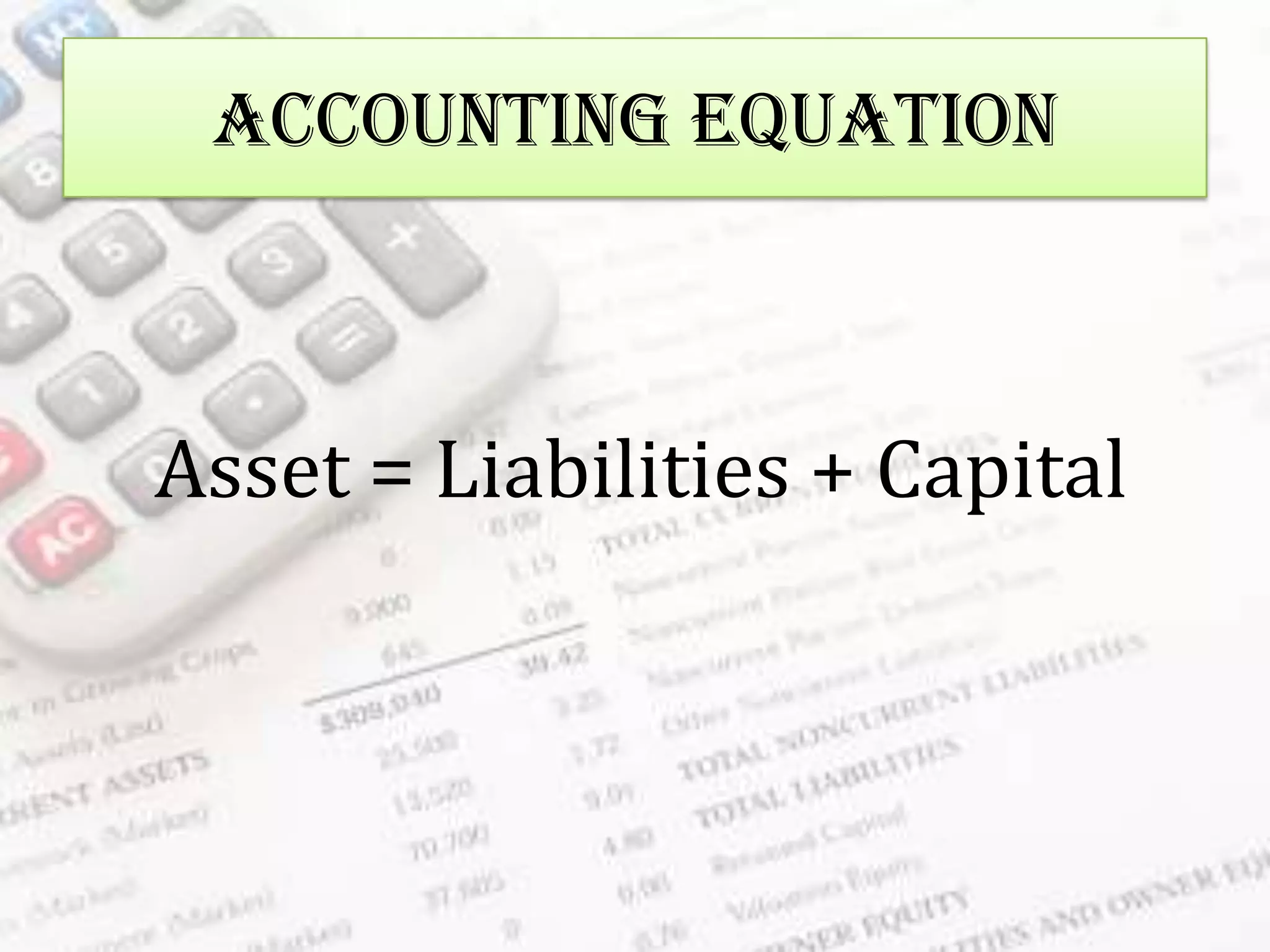 Rules of debit and credit | PPTX