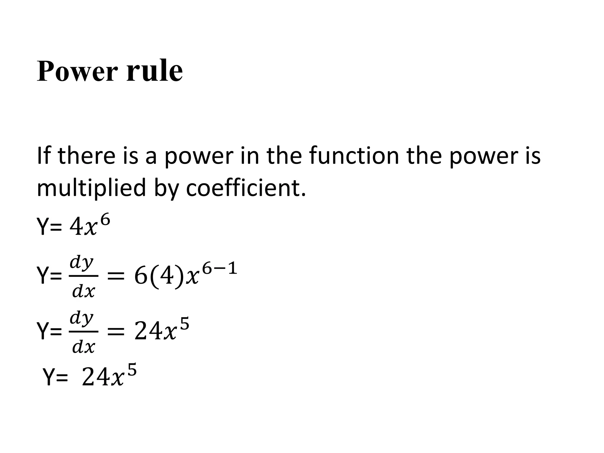 Rules of derivatives | PPTX