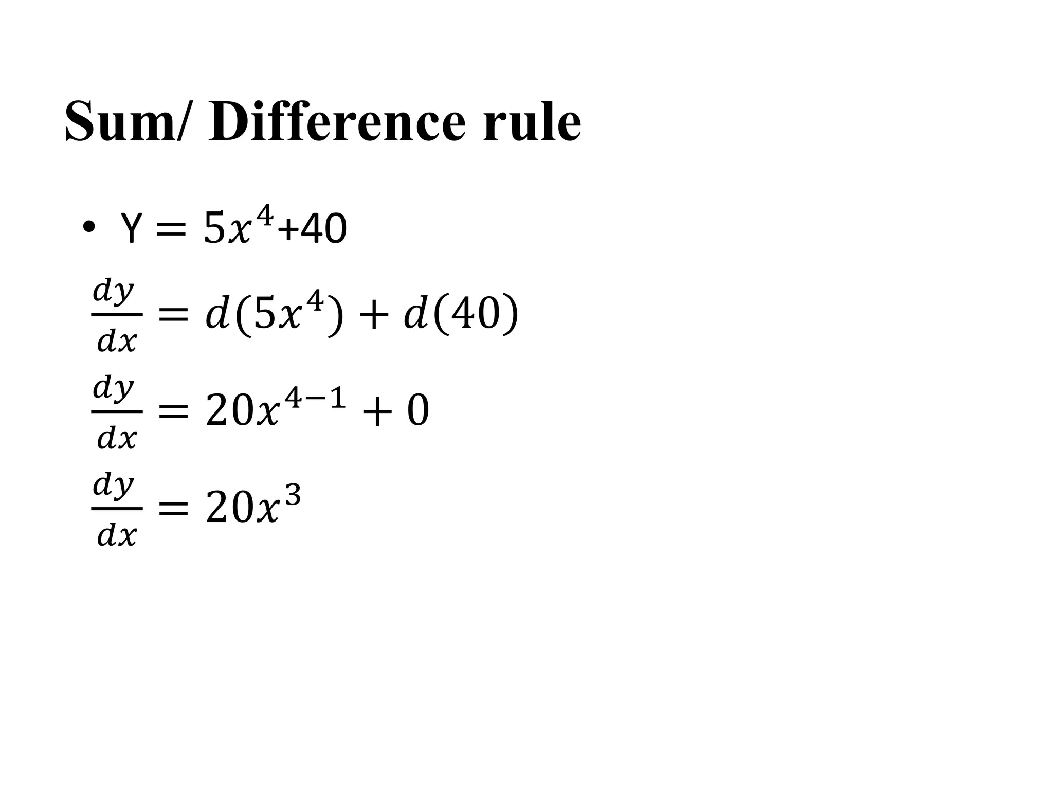 Rules of derivatives | PPTX