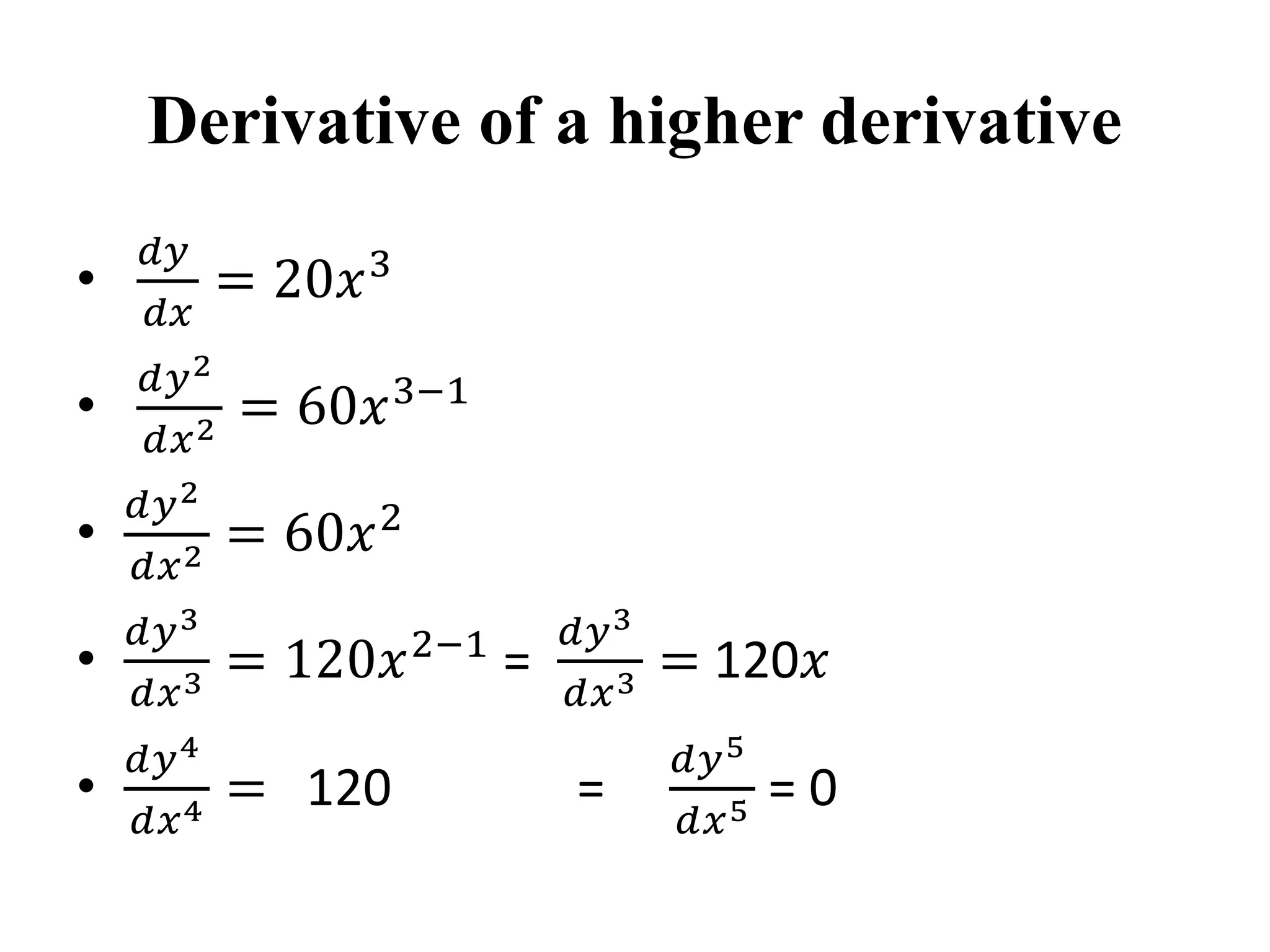 Rules of derivatives | PPTX