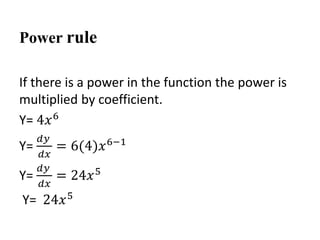 Rules of derivatives | PPTX