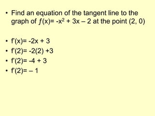 Rules of derivatives 2.2 | PPTX | Physics | Science