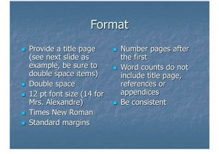 Rules Of Formal Writing | PDF