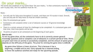 Rules of game shows | PPTX