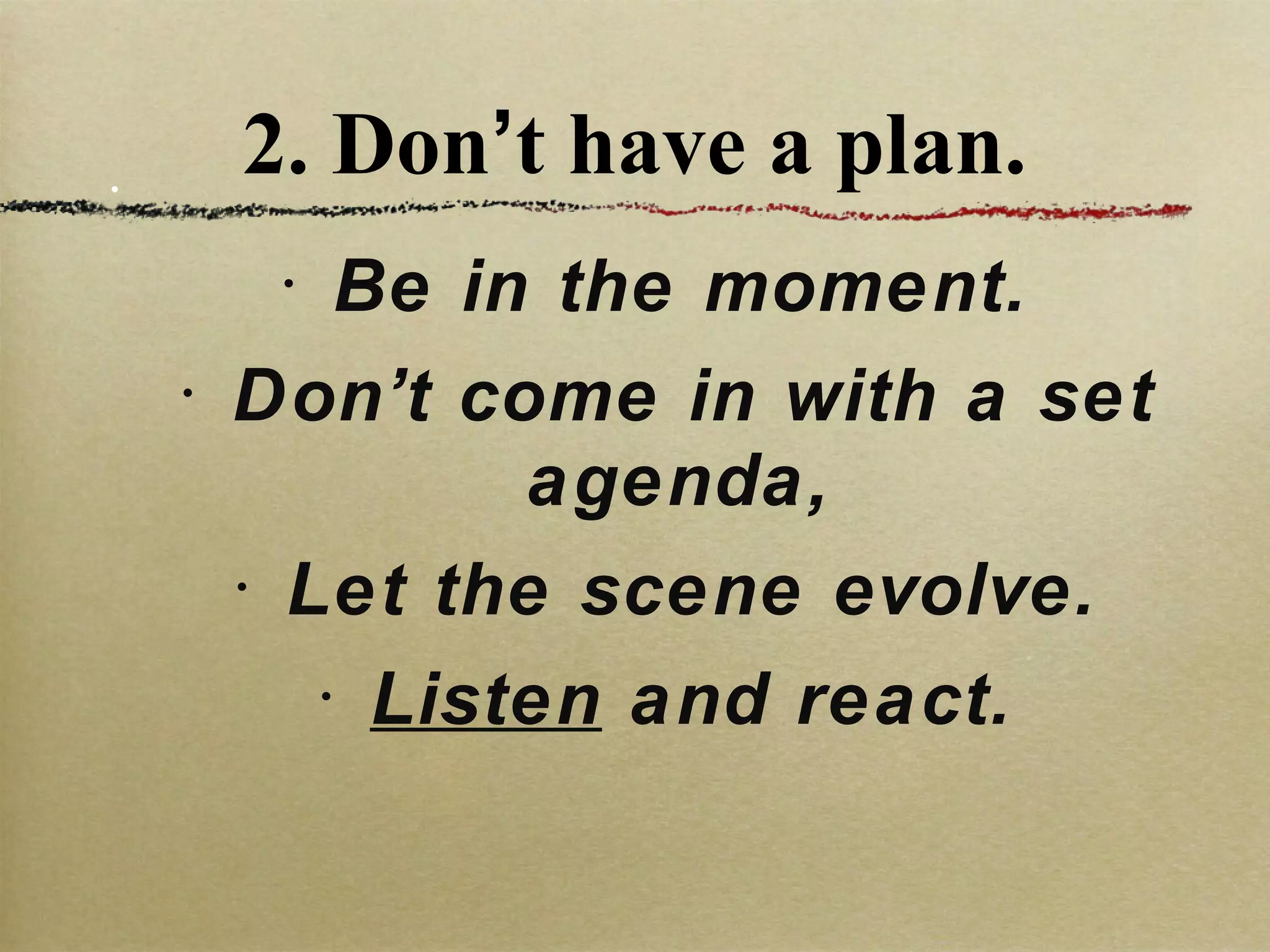 Rules of improvisation | PPT