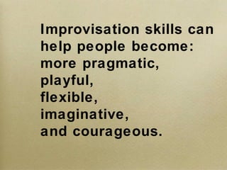 Rules of improvisation | PPT