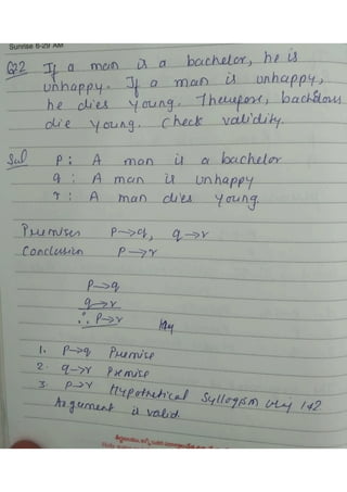Rules of Inference in Discrete Structure | PDF