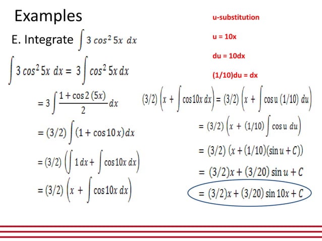 Rules of integration | PPTX | Physics | Science