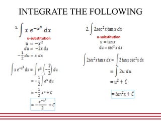 Rules of integration | PPTX