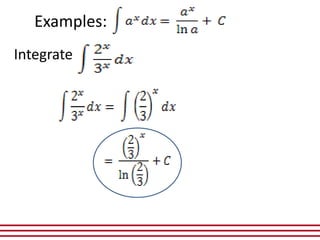 Rules of integration | PPTX