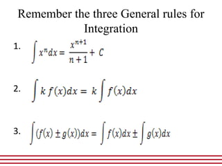 Rules of integration | PPT
