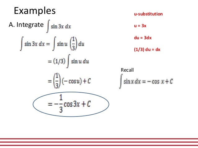 Rules of integration
