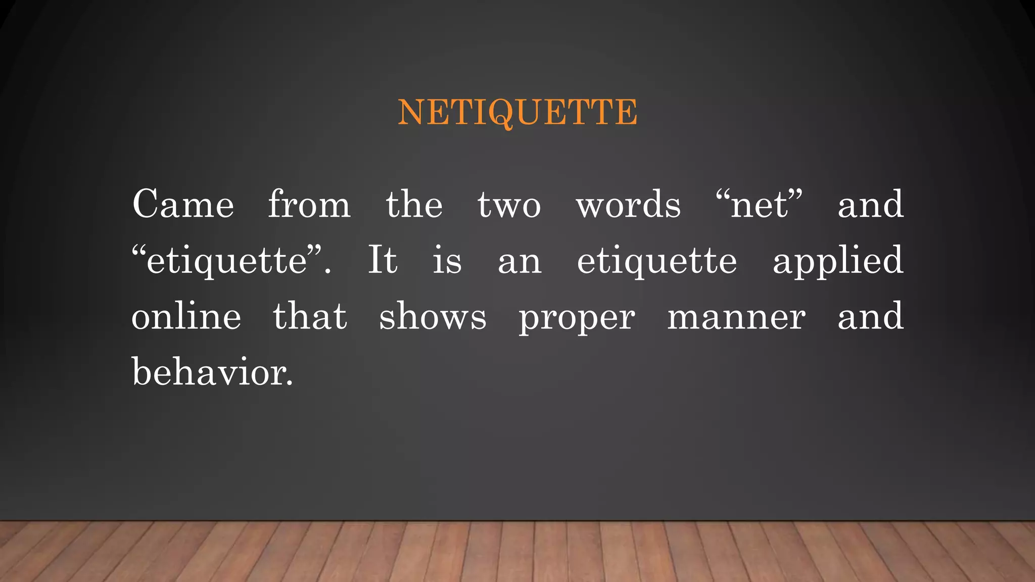 Rules of netiquette-lesson 2.pptx