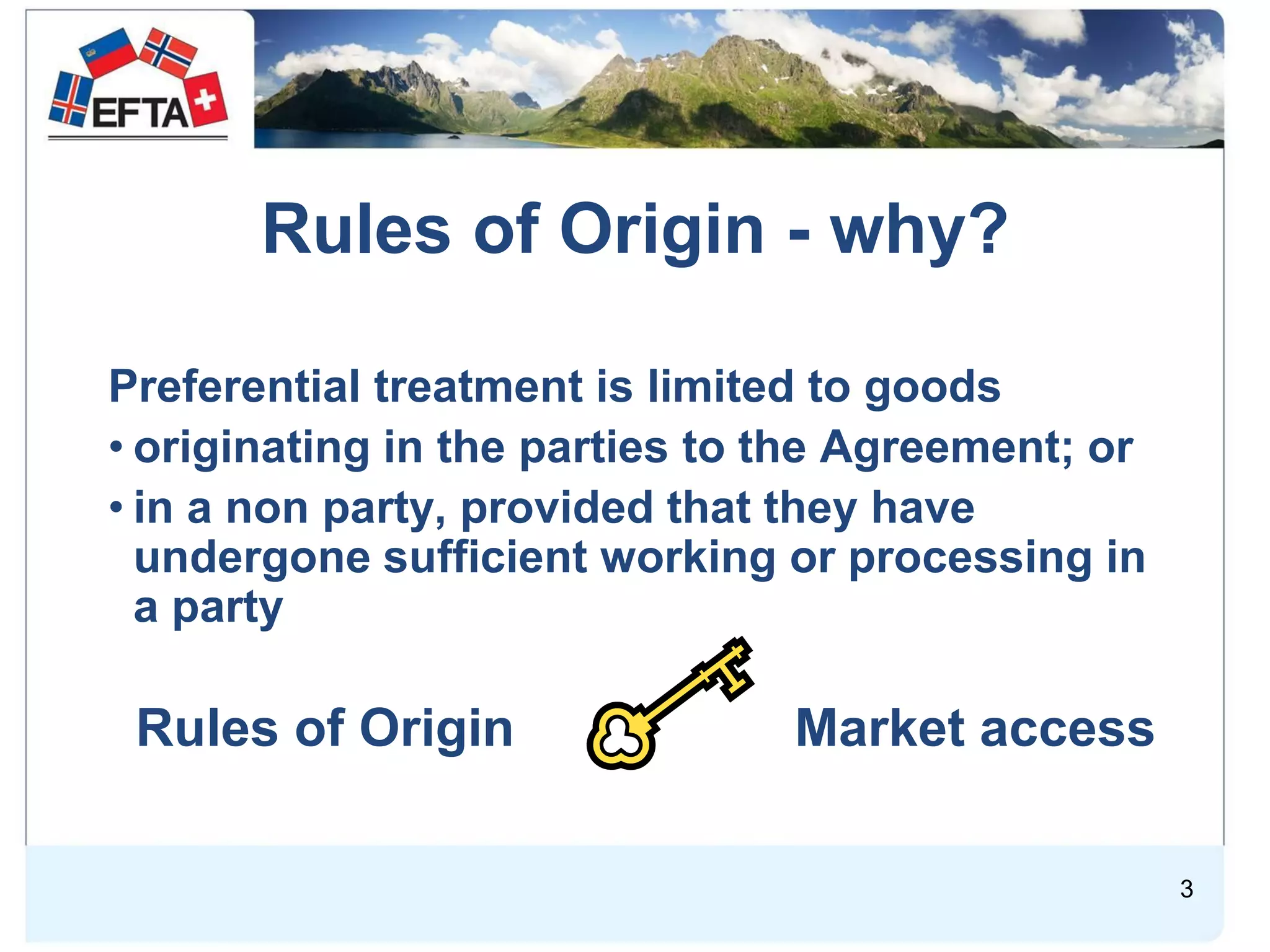 Efta Colombia - Rules of origin and customs | PDF