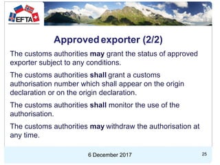 Efta Colombia - Rules of origin and customs | PDF | Commodities | Economy