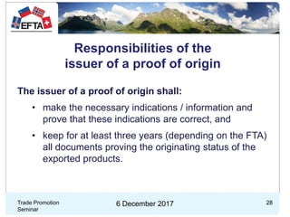Efta Colombia - Rules of origin and customs | PDF | Commodities | Economy