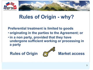 Efta Colombia - Rules of origin and customs | PDF | Commodities | Economy