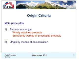 Efta Colombia - Rules of origin and customs | PDF | Commodities | Economy