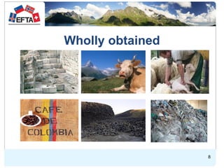 Efta Colombia - Rules of origin and customs | PDF | Commodities | Economy