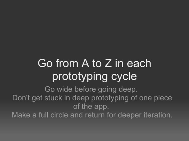 Rules of UI prototyping | PPT