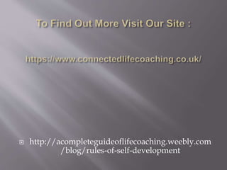 Rules of self development | PPT