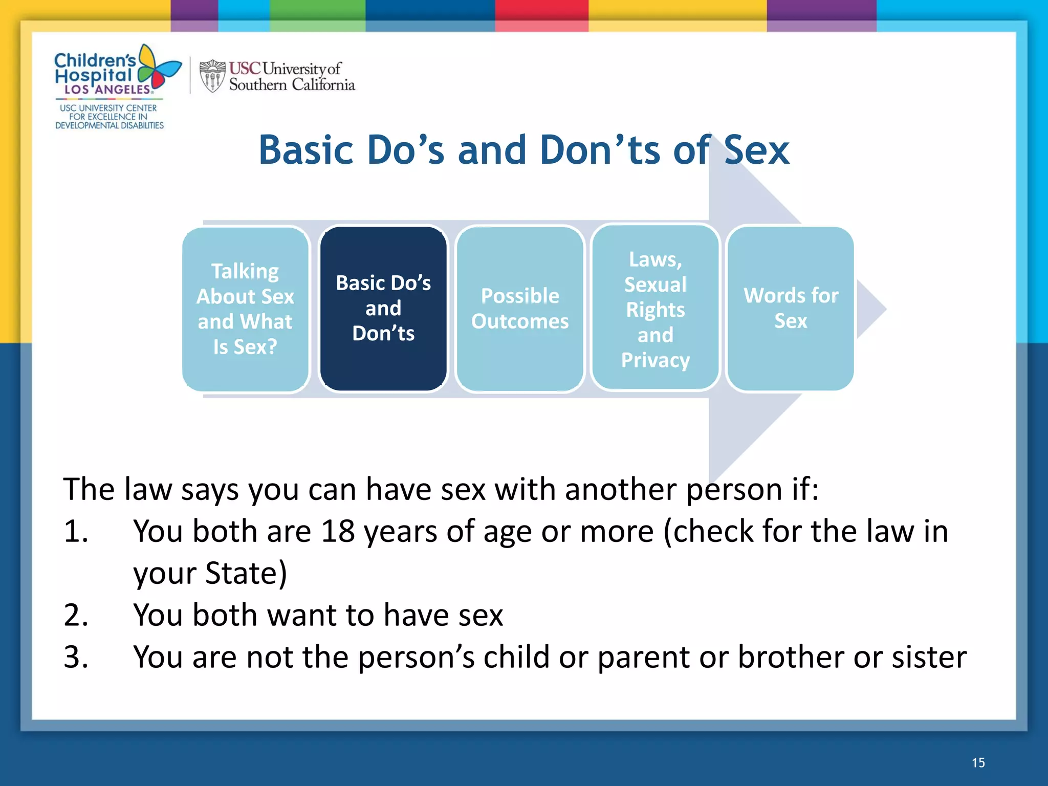 Webinar The Rules Of Sex For People With Developmental Disabilities Pdf Sexual Conditions