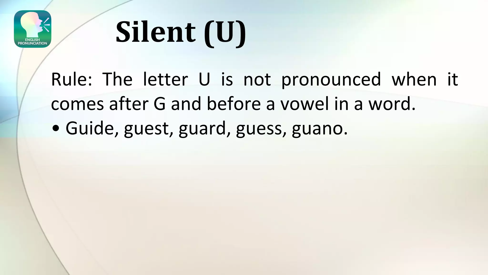Rules of Silent Letter | PPT