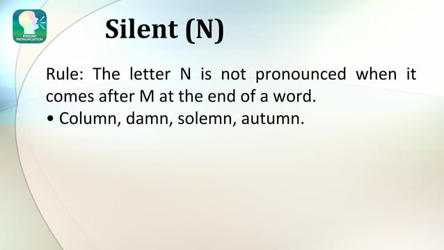 Rules of Silent Letter | PPT