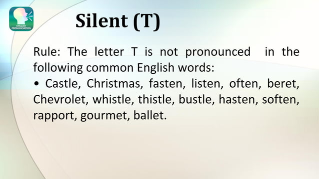 Rules of Silent Letter | PPT
