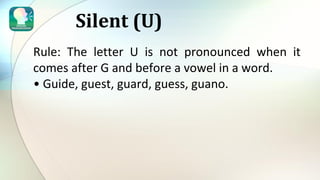Rules of Silent Letter | PPT