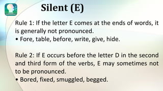 Rules of Silent Letter | PPT