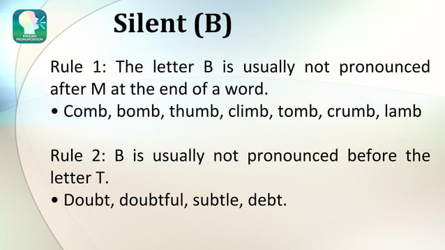 Rules of Silent Letter | PPT