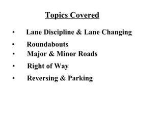 Rules of the road | PPT