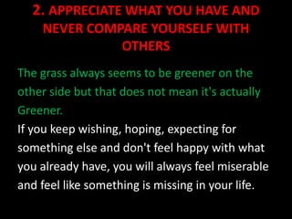 Rules of ultimate happiness | PPTX