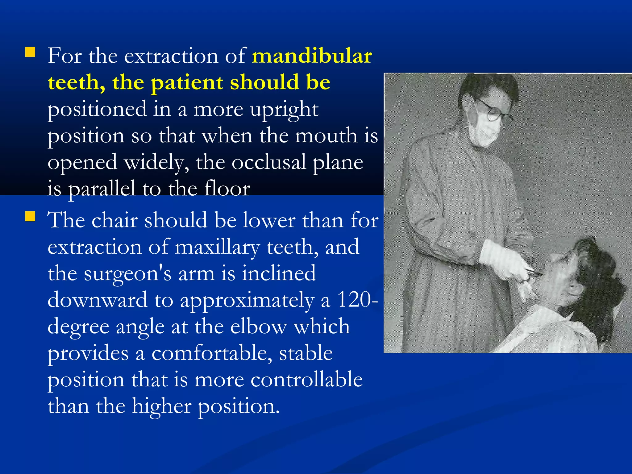 Rules of using dental forceps & elevator | PPT