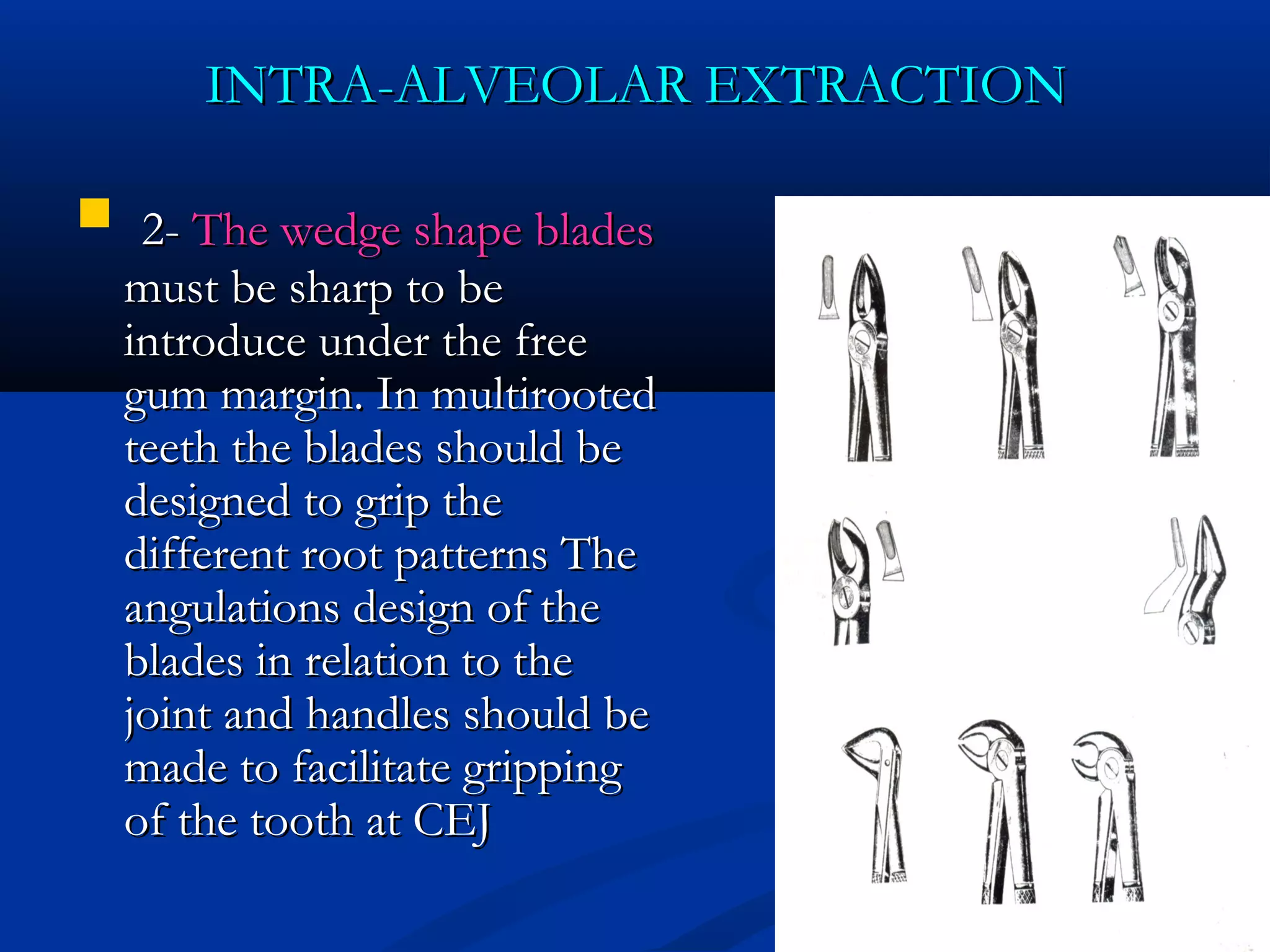 Rules of using dental forceps & elevator | PPT