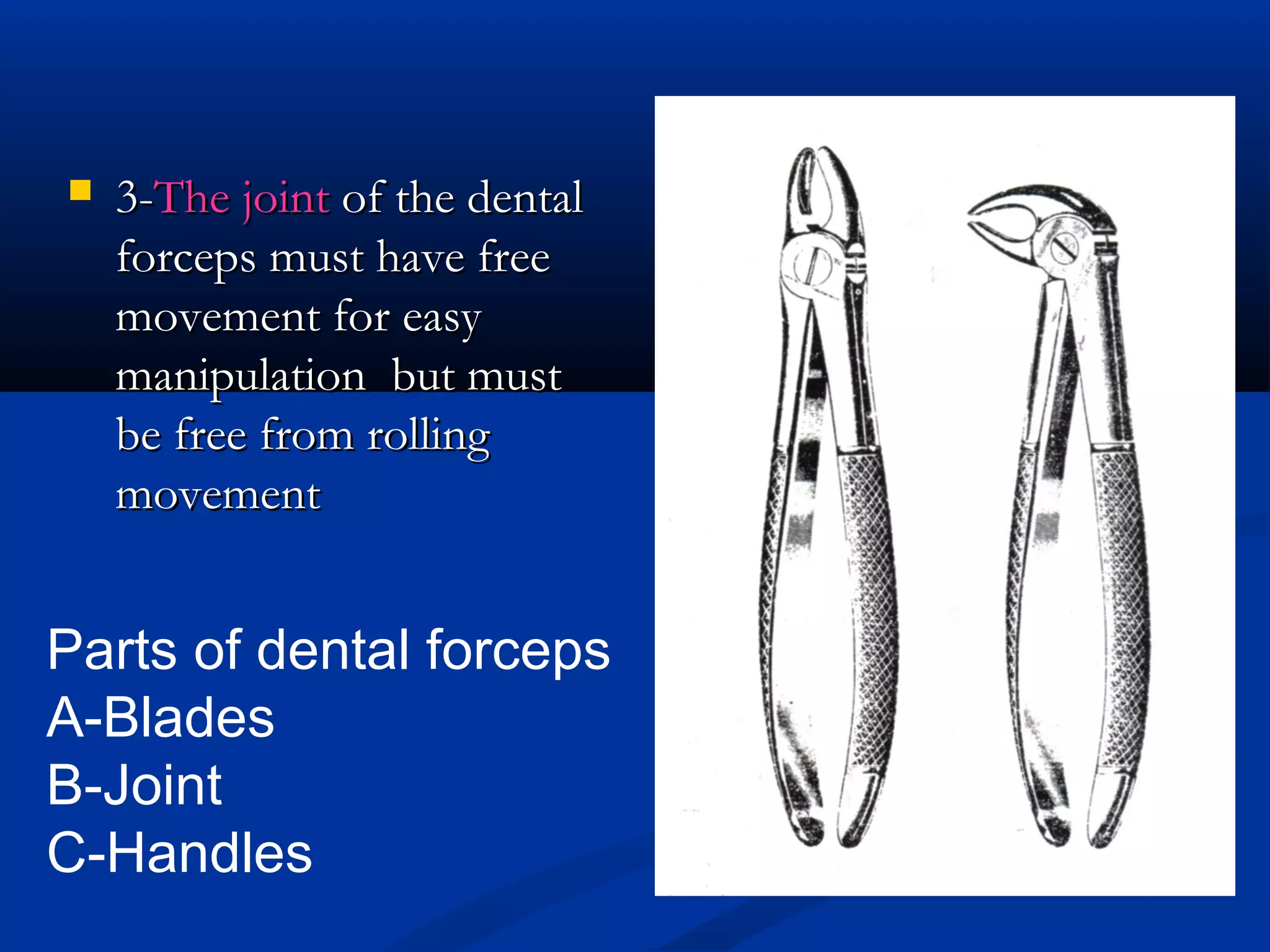 Rules of using dental forceps & elevator | PPT | Dental Health ...