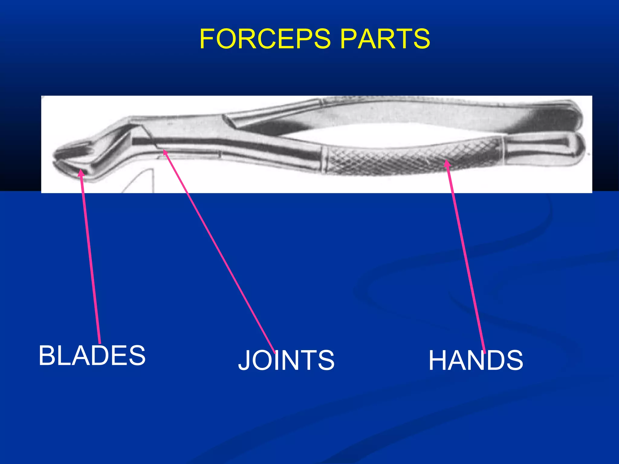 Rules of using dental forceps & elevator | PPT
