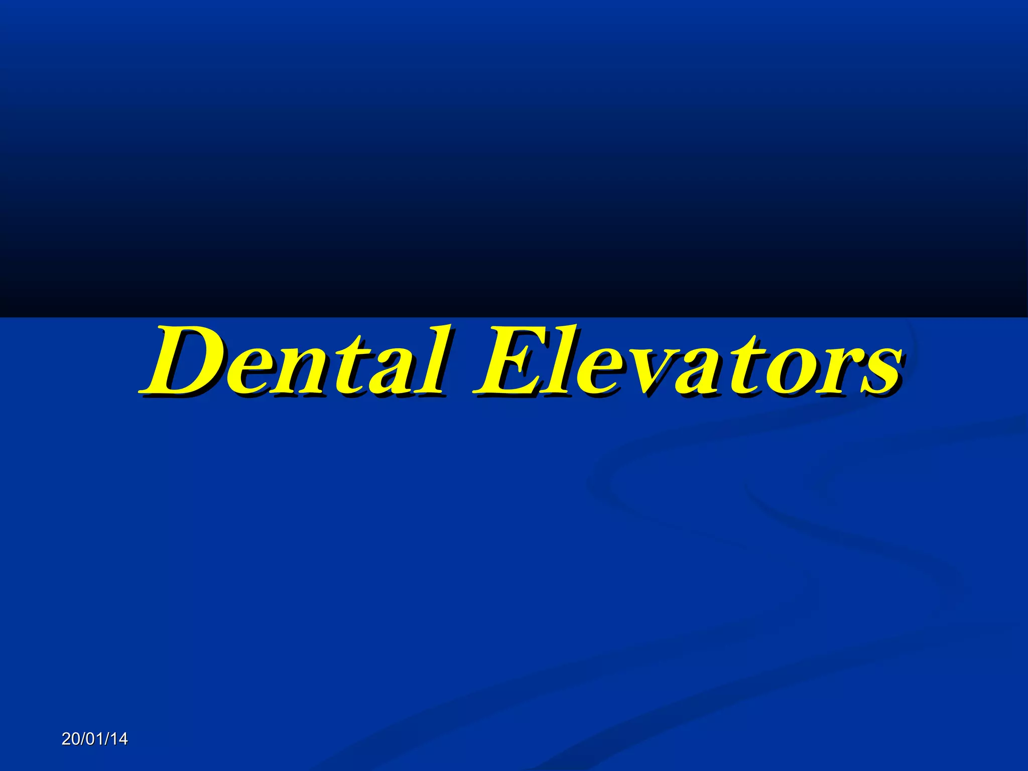 Rules of using dental forceps & elevator | PPT
