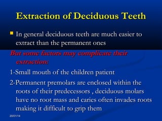 Rules of using dental forceps & elevator | PPT