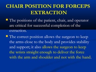 Rules of using dental forceps & elevator | PPT