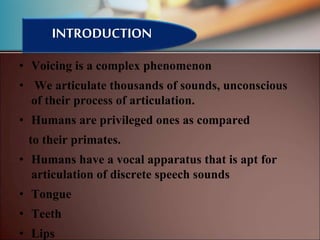 Rules of voicing | PPTX