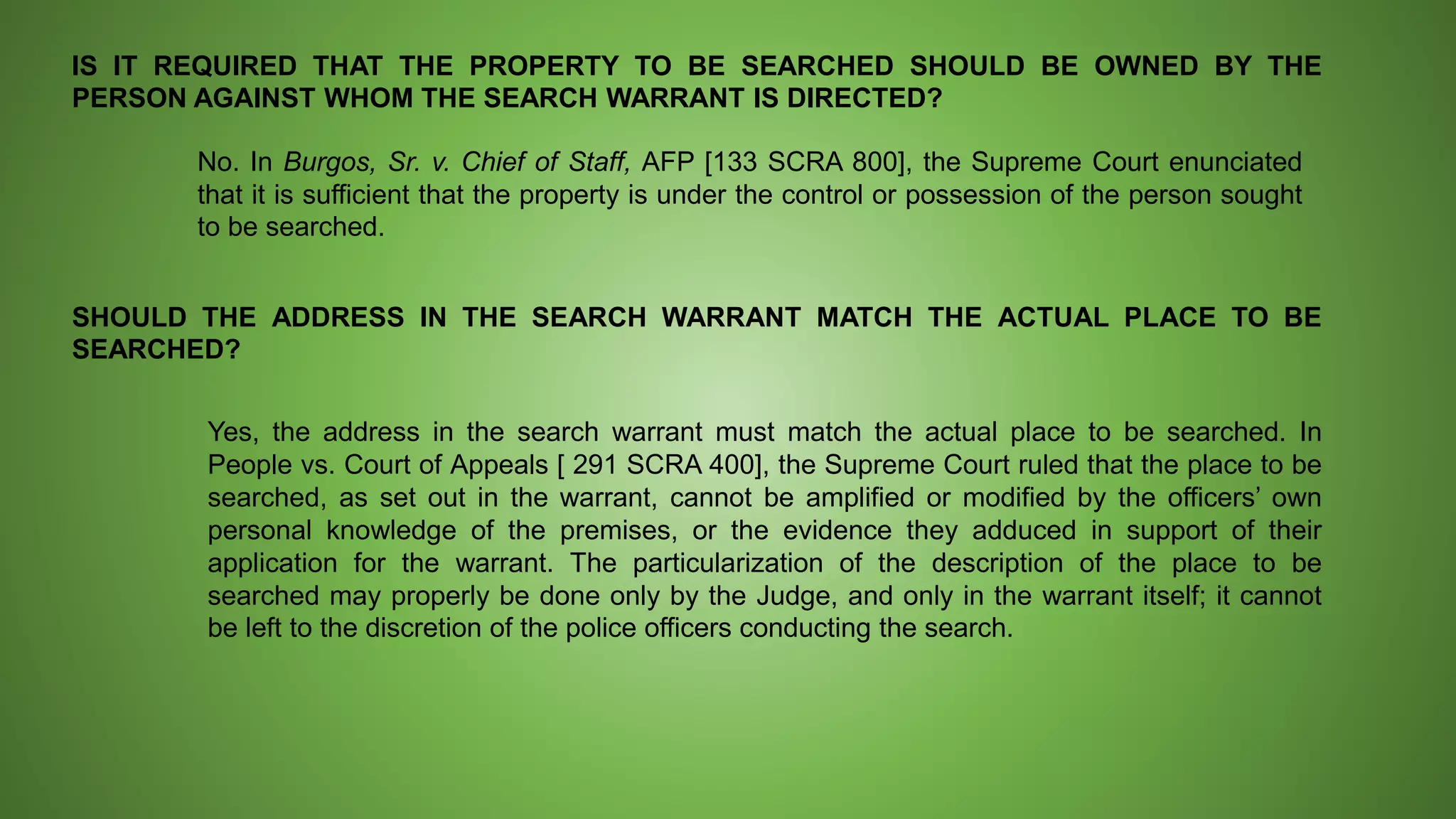 Rules on Arrest, Search and Seizure.pptx