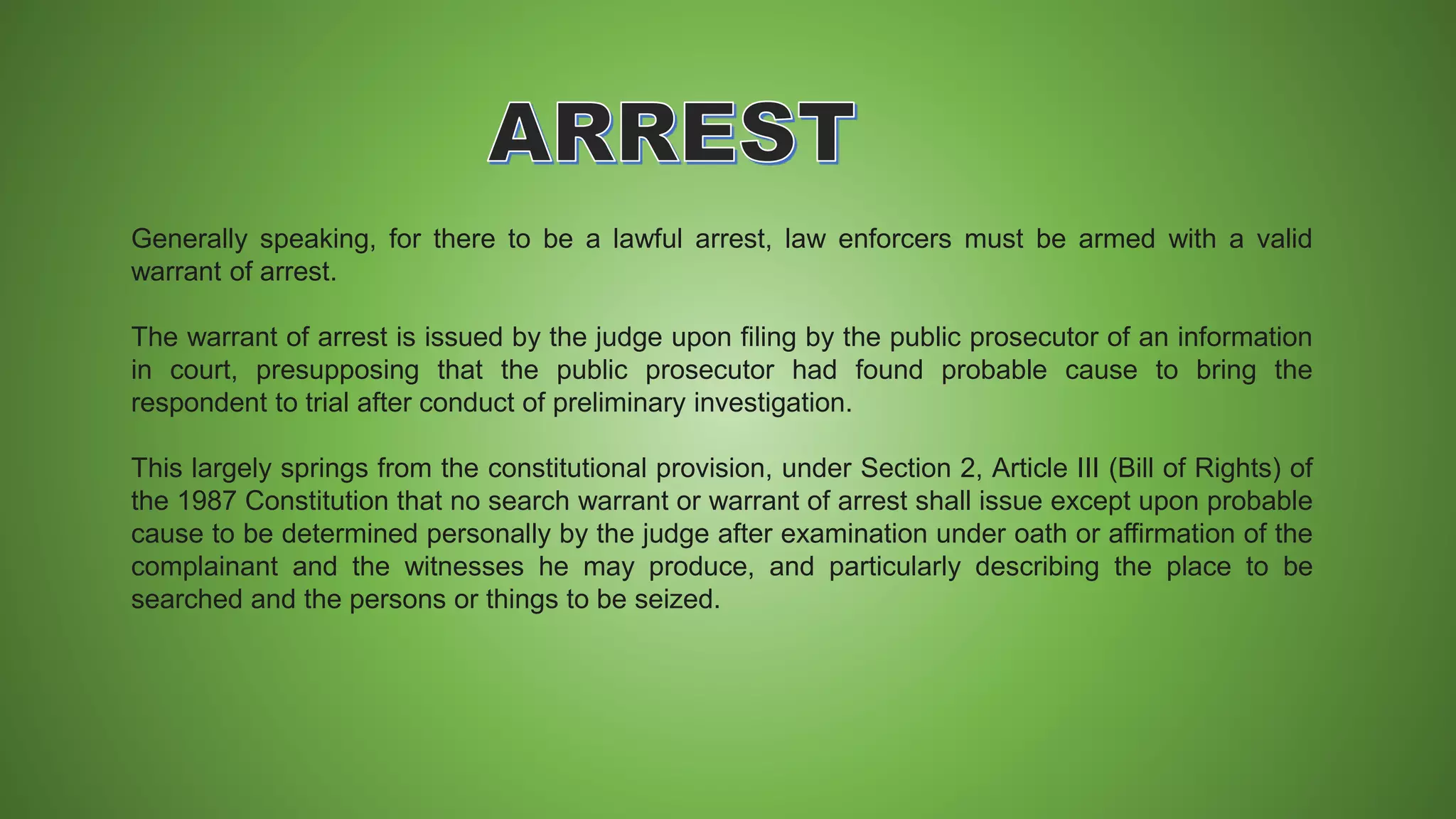 Rules on Arrest, Search and Seizure.pptx