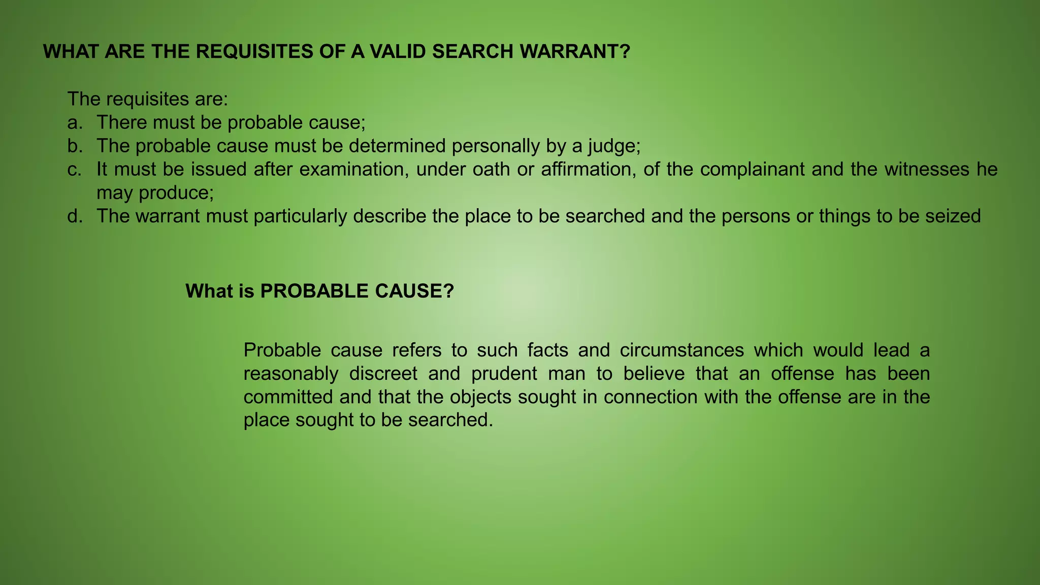 Rules on Arrest, Search and Seizure.pptx