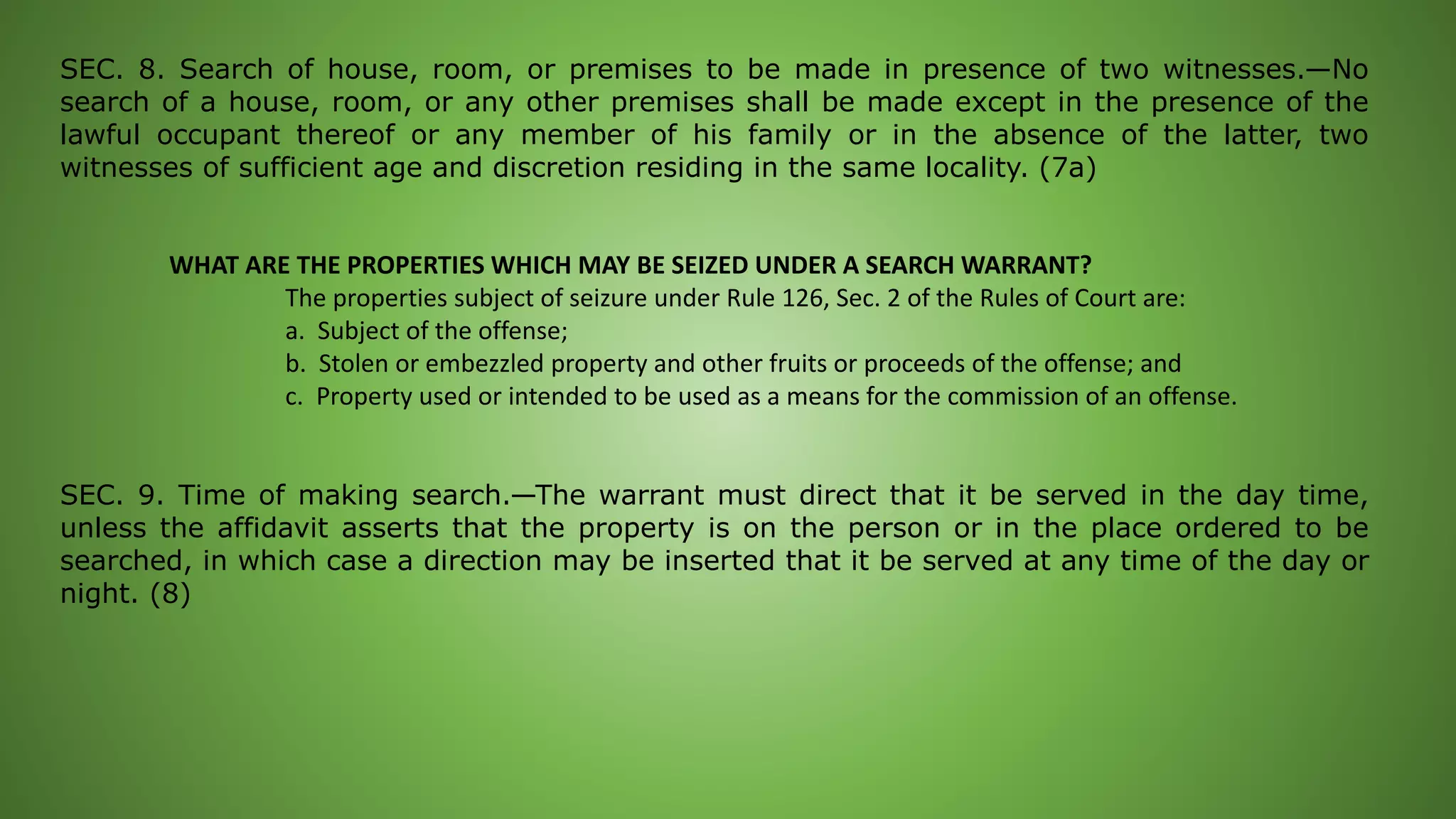 Rules on Arrest, Search and Seizure.pptx