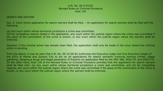 Rules on Arrest, Search and Seizure.pptx