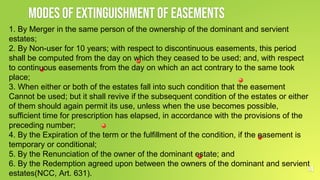 Rules on Easement | PPTX